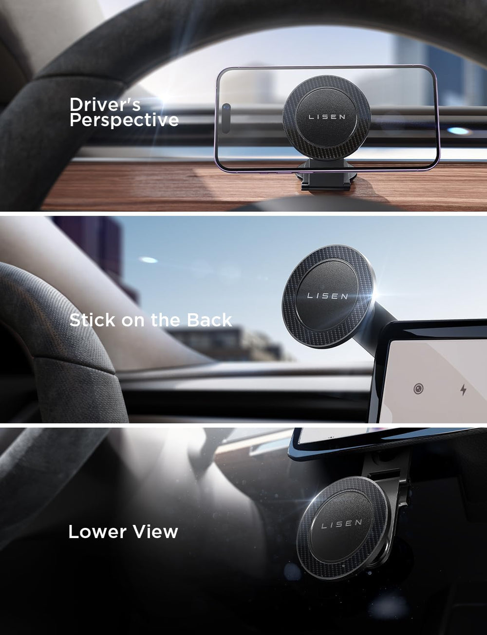 Lisen Tesla MagSafe Phone Mount Holder