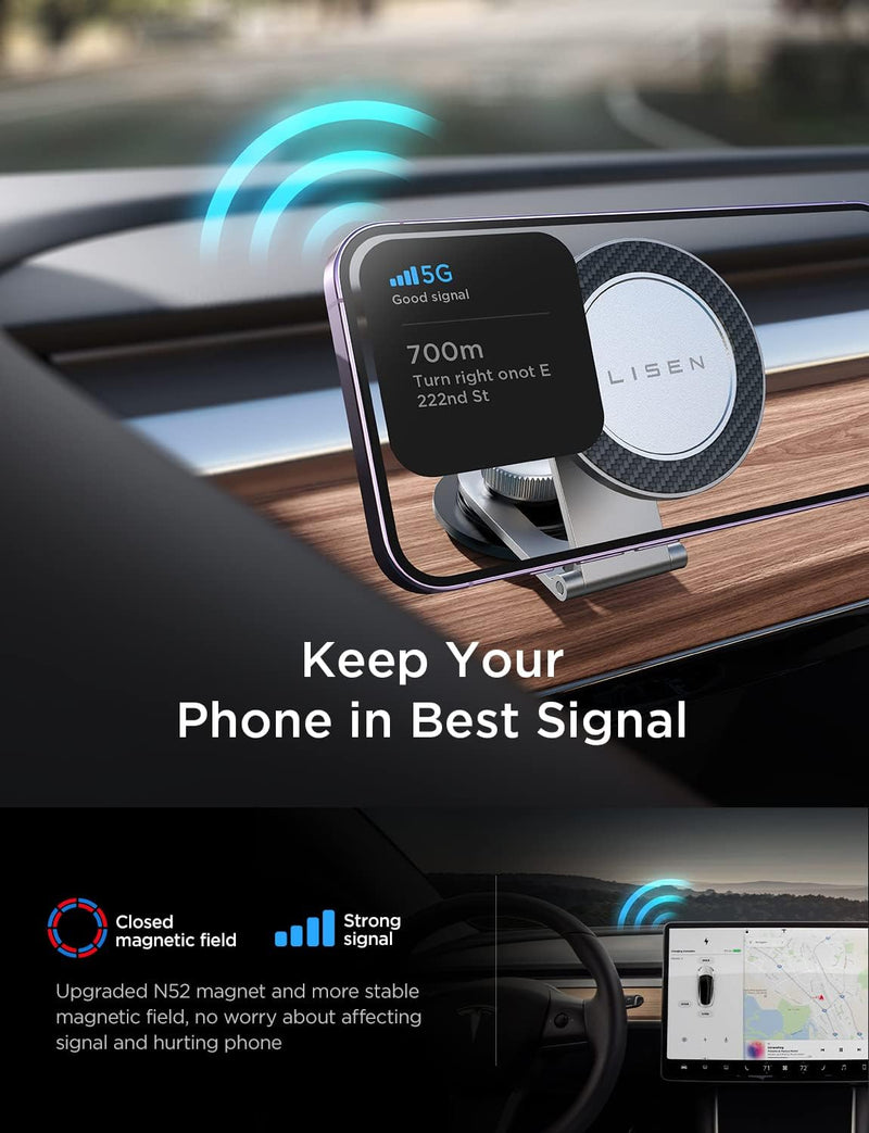 Lisen Tesla MagSafe Phone Mount Holder